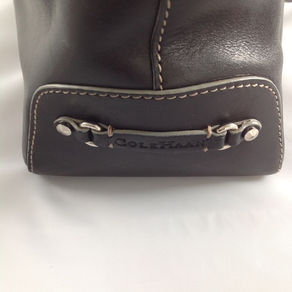 Cole Haan | Bags | Cole Haan Trinity F5 Black Leather Tote Handbag ...